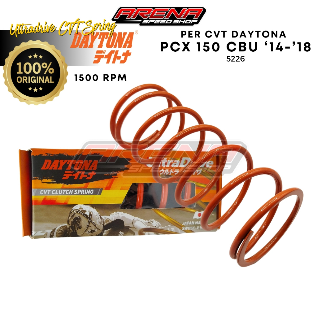 Daytona 5226 Ultra Drive CVT Spring +20% - Per CVT 1500 RPM PCX 150 CBU ...