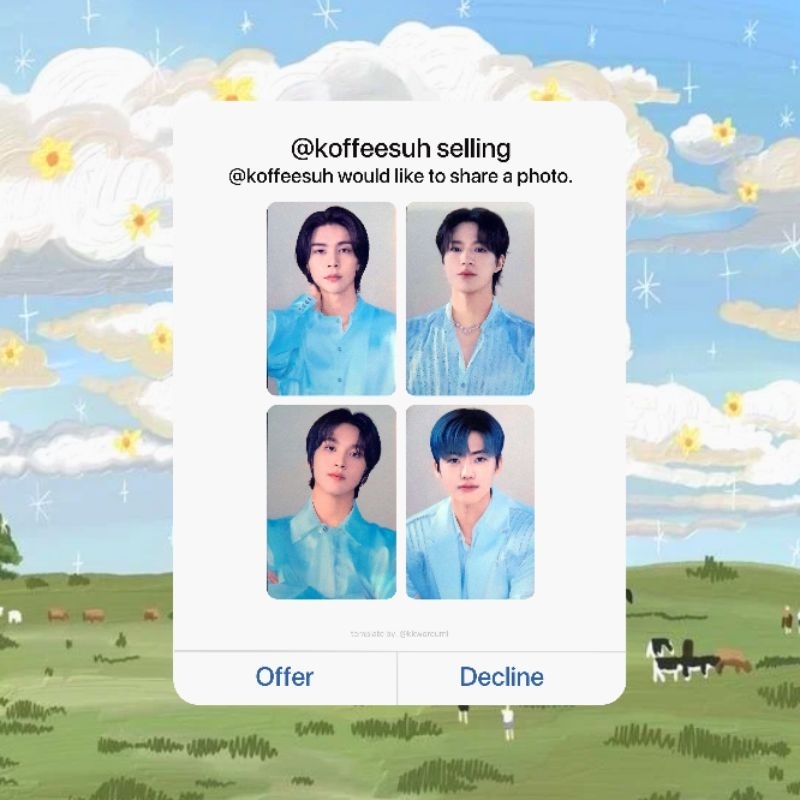 [READ Desc] PHOTOCARD NCT ZONE JOHNNY JANO HAECHAN JAEMIN SET ONLY ...