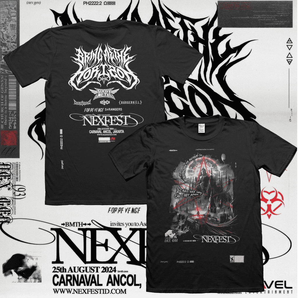 เสื้อยืด Magnitude Bring Me The Horizon BMTH - Nex Fest ID 2024 | เสื้อ ...