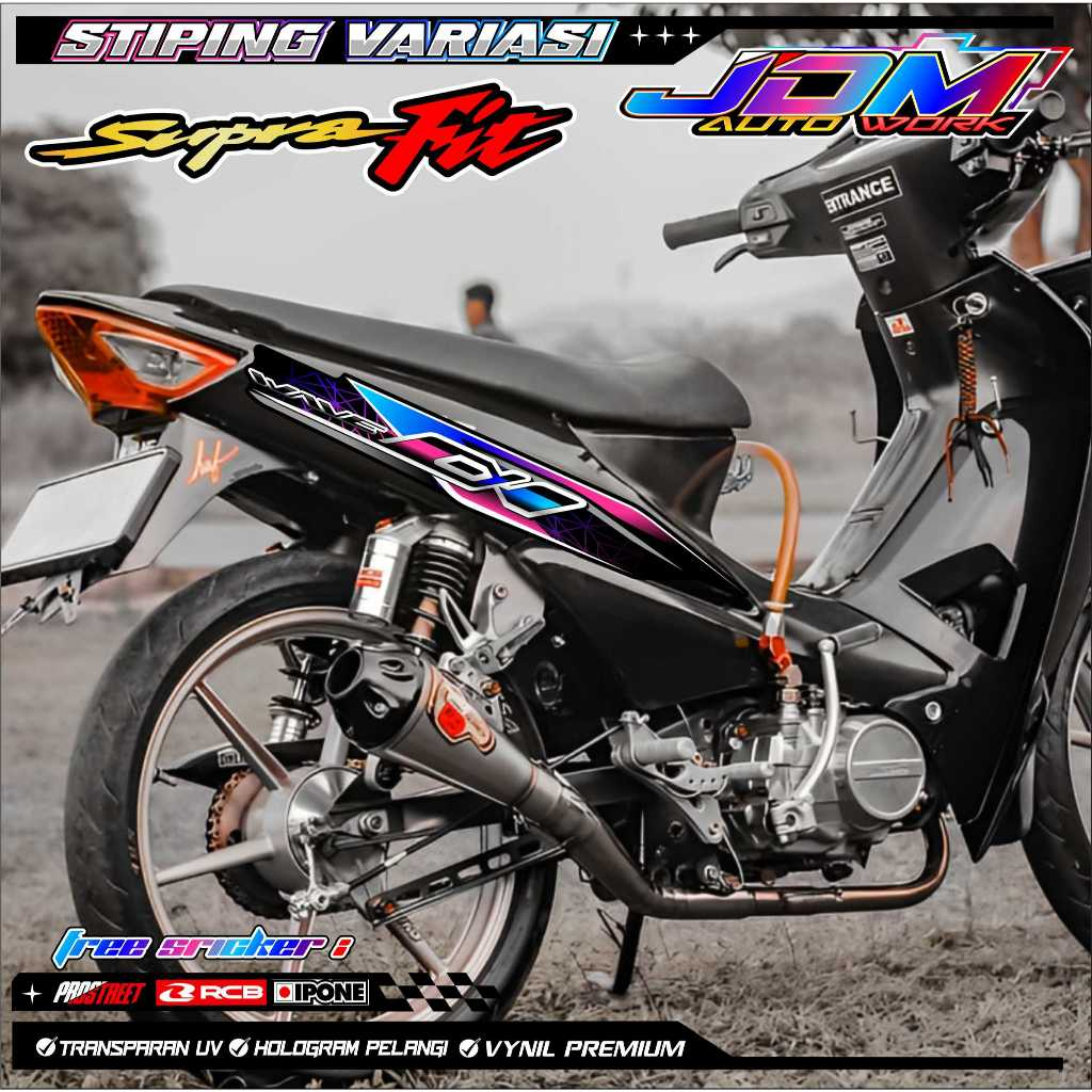 Striping Variation HONDA SUPRA FIT NEW/สติ๊กเกอร์ LIST Of SUPRA FIT ...