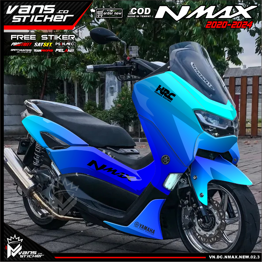 สติ๊กเกอร์รูปลอก YAMAHA NMAX NEW 2020 2021 2022 2023 2024 - สติ๊กเกอร์ ...