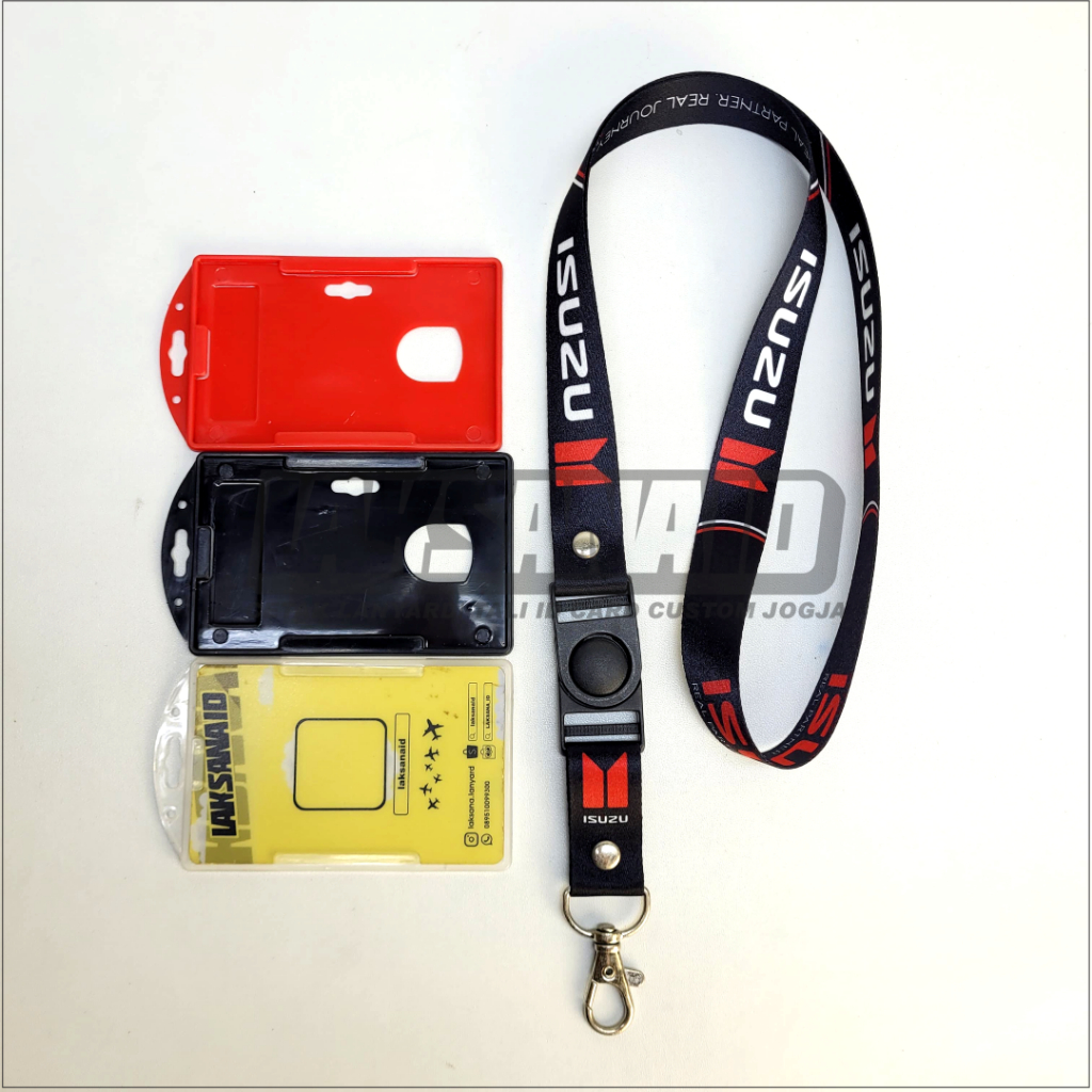 อีซูซุ ID CARD STRAP LANYARD PLUS HOLDER | Shopee Thailand