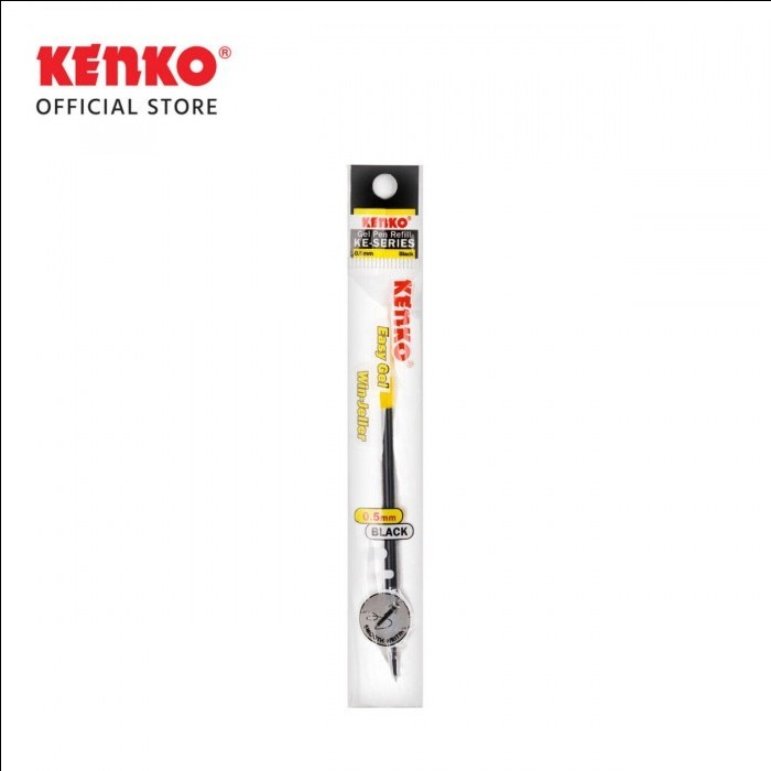 Hitam 1 ชิ้น KENKO REFILL / KENKO GEL PEN REFILL 0,5M KE.SERIES หมึกสี ...