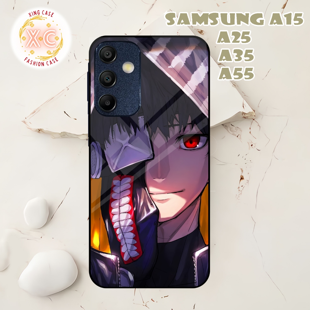 |อัน02| Xing CASE SAMSUNG A15 A25 A35 A55 Glass Effect Shine | เคส HP ...