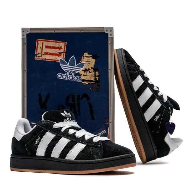 Adidas Campus 00S X Corn Black white Suede /Adidas Campus 00S Corn ...