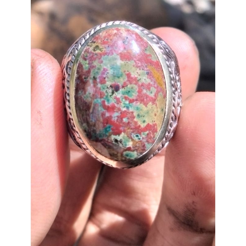 แหวนอาเกต Nagasui Klawing Other pancawarna phyrus | Shopee Thailand