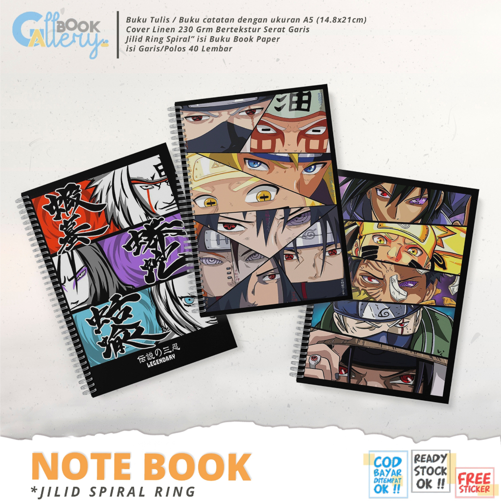 [SP] Notebook / Notebook / Notebook Anime Naruto Shippuden Special ...
