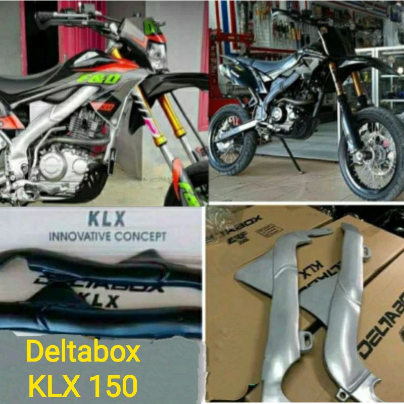 Deltabox Kawasaki KLX 150s, KLX 150 L, BF, Kawasaki D-Tracker, Delta Box บอดี ้ การ ์ ด KLX 150 ...