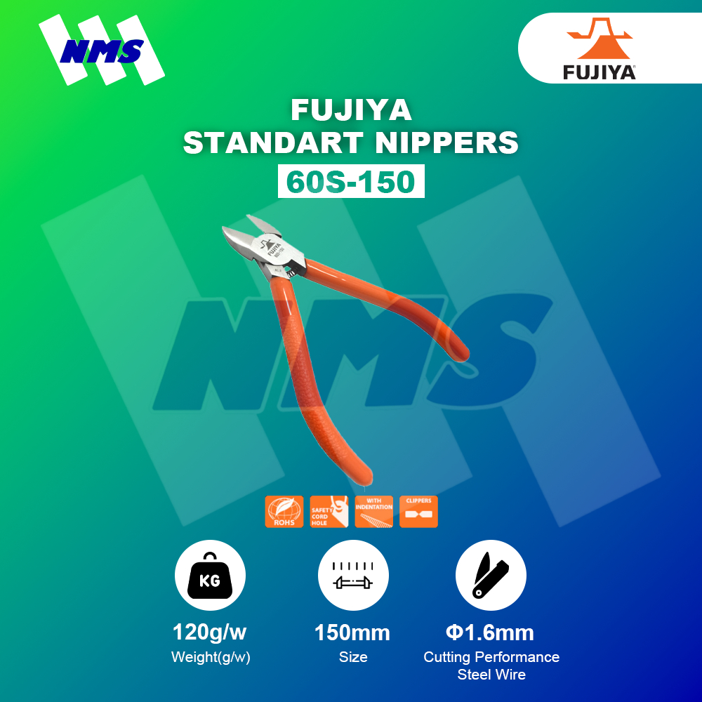 คีมตัดเหล็ก Fujiya 60S-150 Standard Nippers Japan | Shopee Thailand