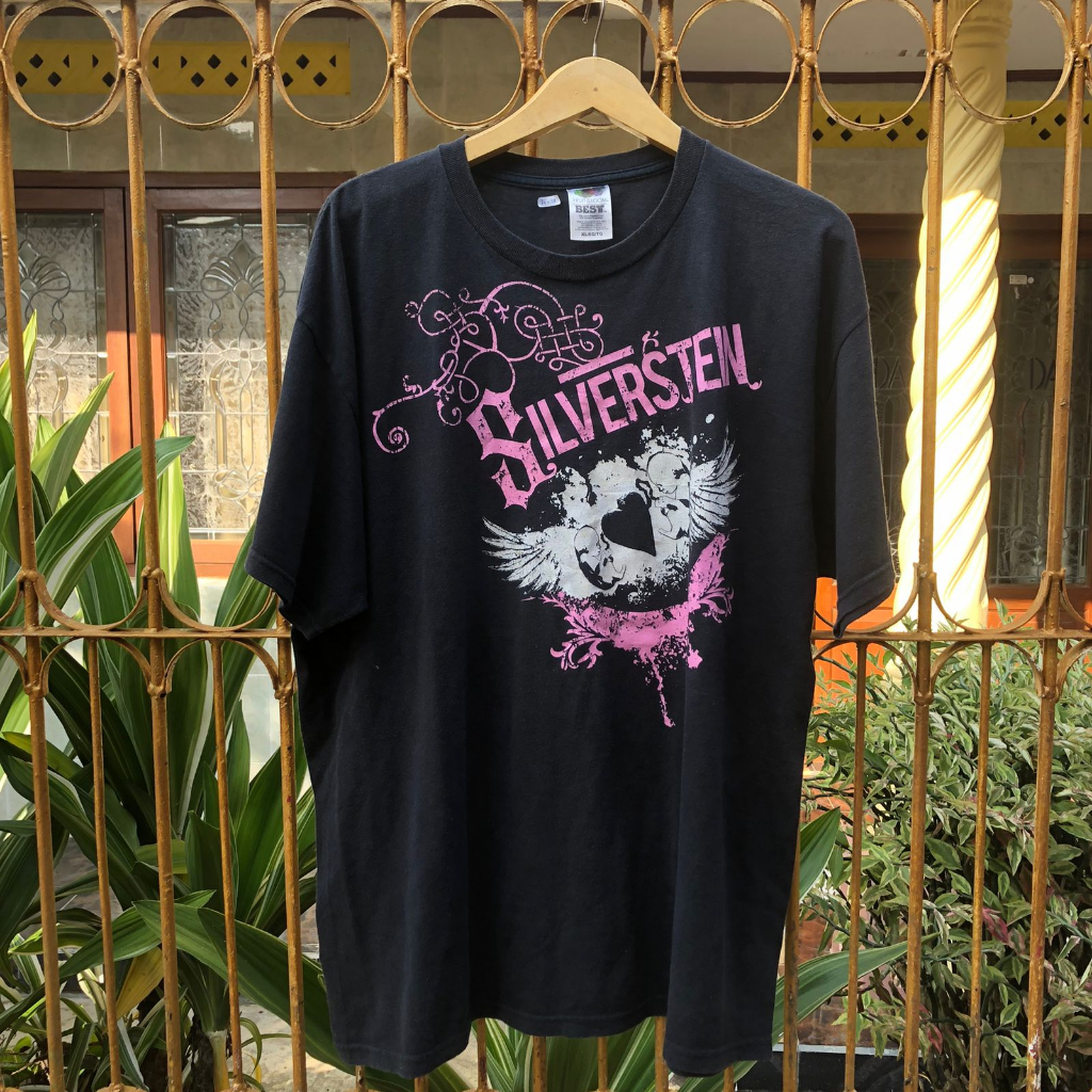 เสื้อยืด kaos BAND SILVERSTEIN EMO BAND ORIGINAL MERCH VINTAGE | Shopee ...