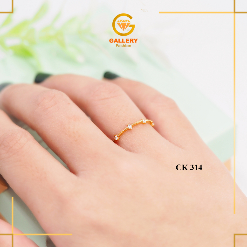 Jagged แหวนทอง 6K และ 8K CK 314 Gold Light Weight GaleriFashion2021 ...