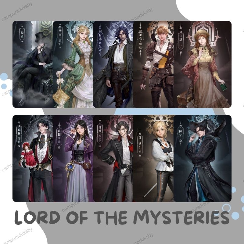 ซื้อ 5 แถม 1! Lord Of The Mysteries Light Novel โฟโต้การ์ดเคลือบเงา 2 ...
