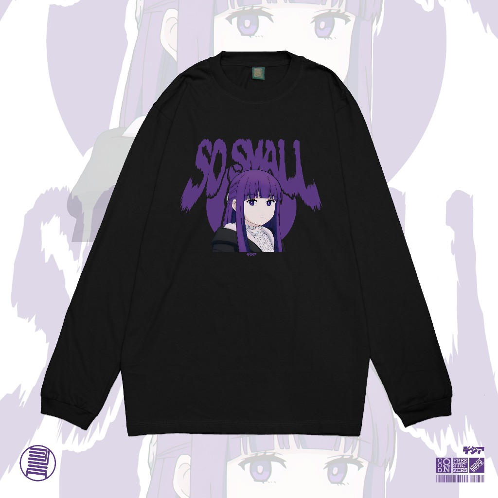 เสื้อยืดแขนยาว ลายการ์ตูนอนิเมะ Fern Sousou no Megastoreen Chiisai X ...