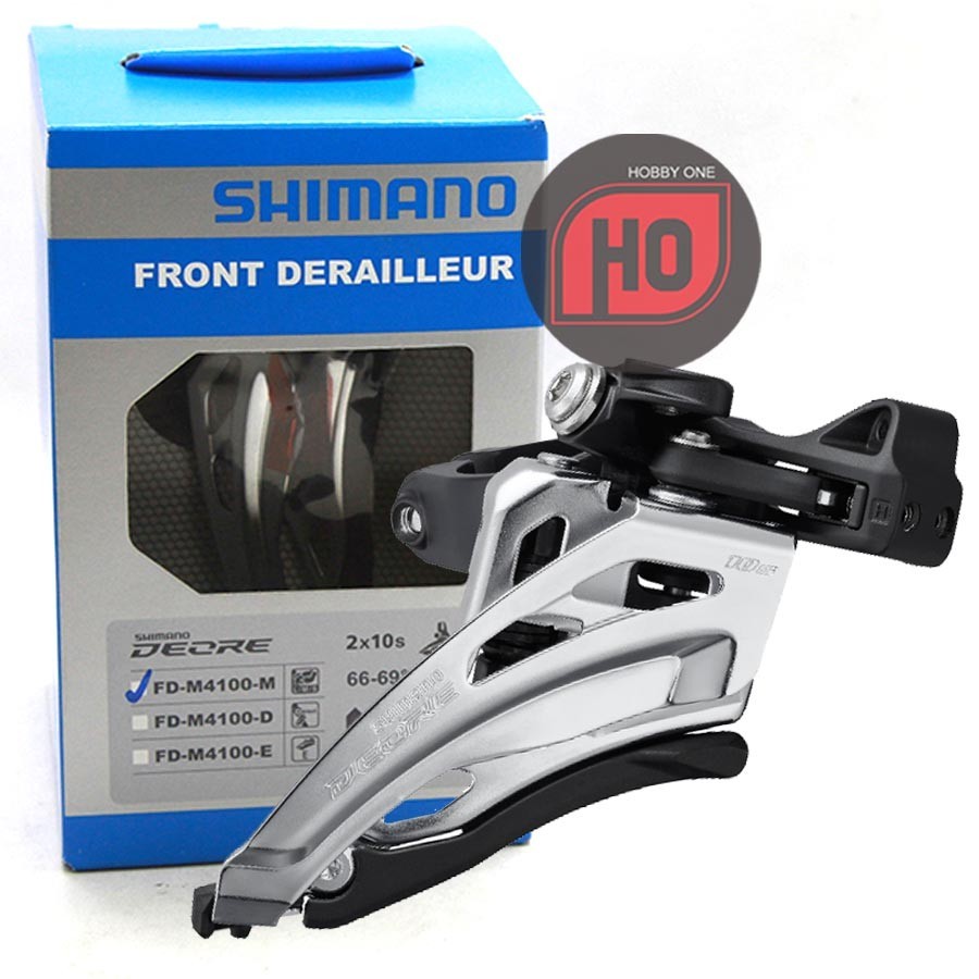 Shimano DEORE FD-M4100-M แคลมป์ตีนผีหน้า 2x10 ความเร็ว | Shopee Thailand