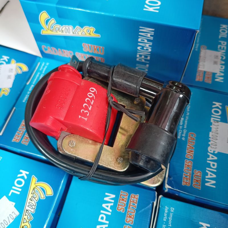 MERAH Vespa super sprint vbb bajaj vemsa คอยล์สีแดง | Shopee Thailand