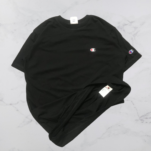 Champion BASIC LOGO เสื้อยืด - เสื้อแชมเปียน ปักลายโลโก้กระจก | Shopee Thailand