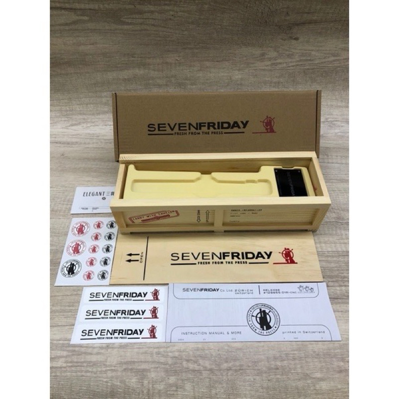 กล่องกล่อง | SEVEN FRIDAY PREMIUM WATCH WOODEN BOX | Shopee Thailand