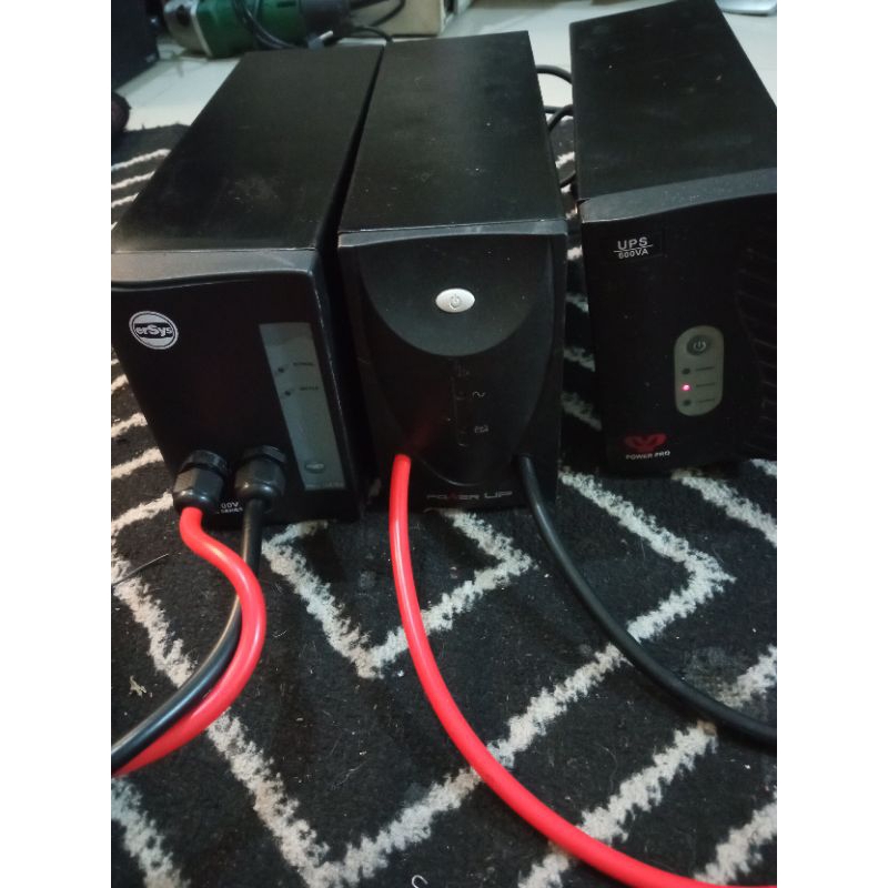 Ups POWER PRO 600va POWER UP ERSYS MODIF แบตเตอรี่ภายนอกไม่มี LIMIT ...