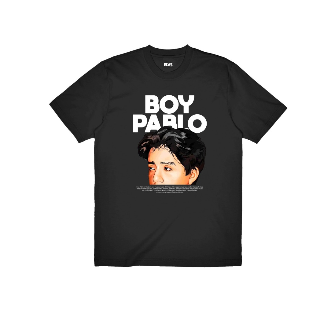 Katun Boy PABLO เสื้อยืด ผ้าฝ้าย แบบนิ่ม และหนา พิมพ์ลาย PABLO Music ...
