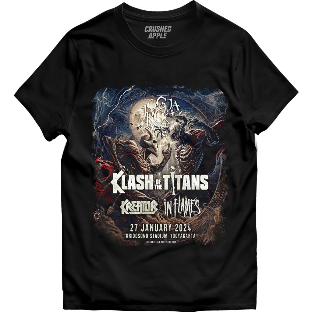 เสื้อยืดพรีเมี่ยม พิมพ์ลาย Festival Merch Kaos Band Jpgjarockarta 2024 ...