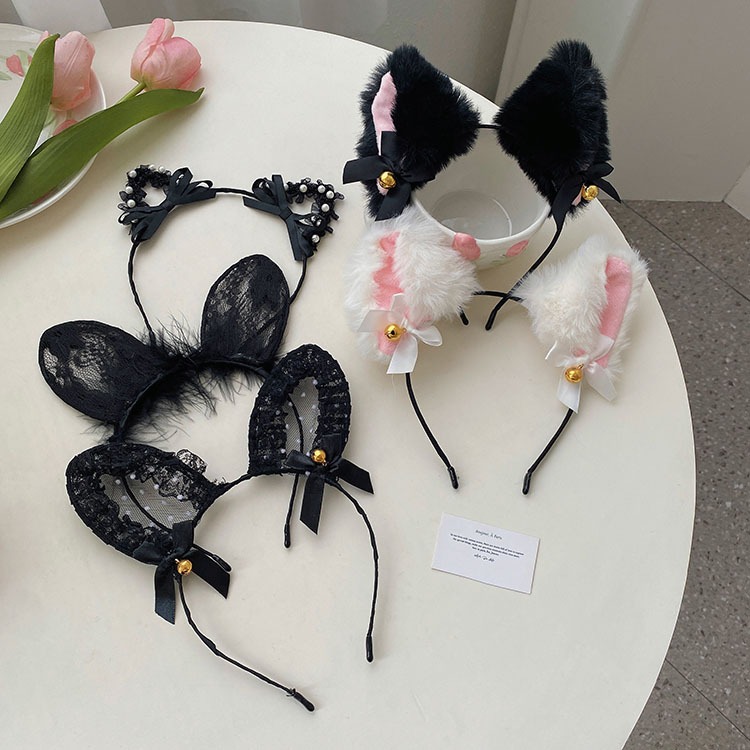 เซ็กซี่ RABBIT KITTEN COSPLAY HEADBANDS CAT EARS CUTE GIRL RABBIT GIRLS ...