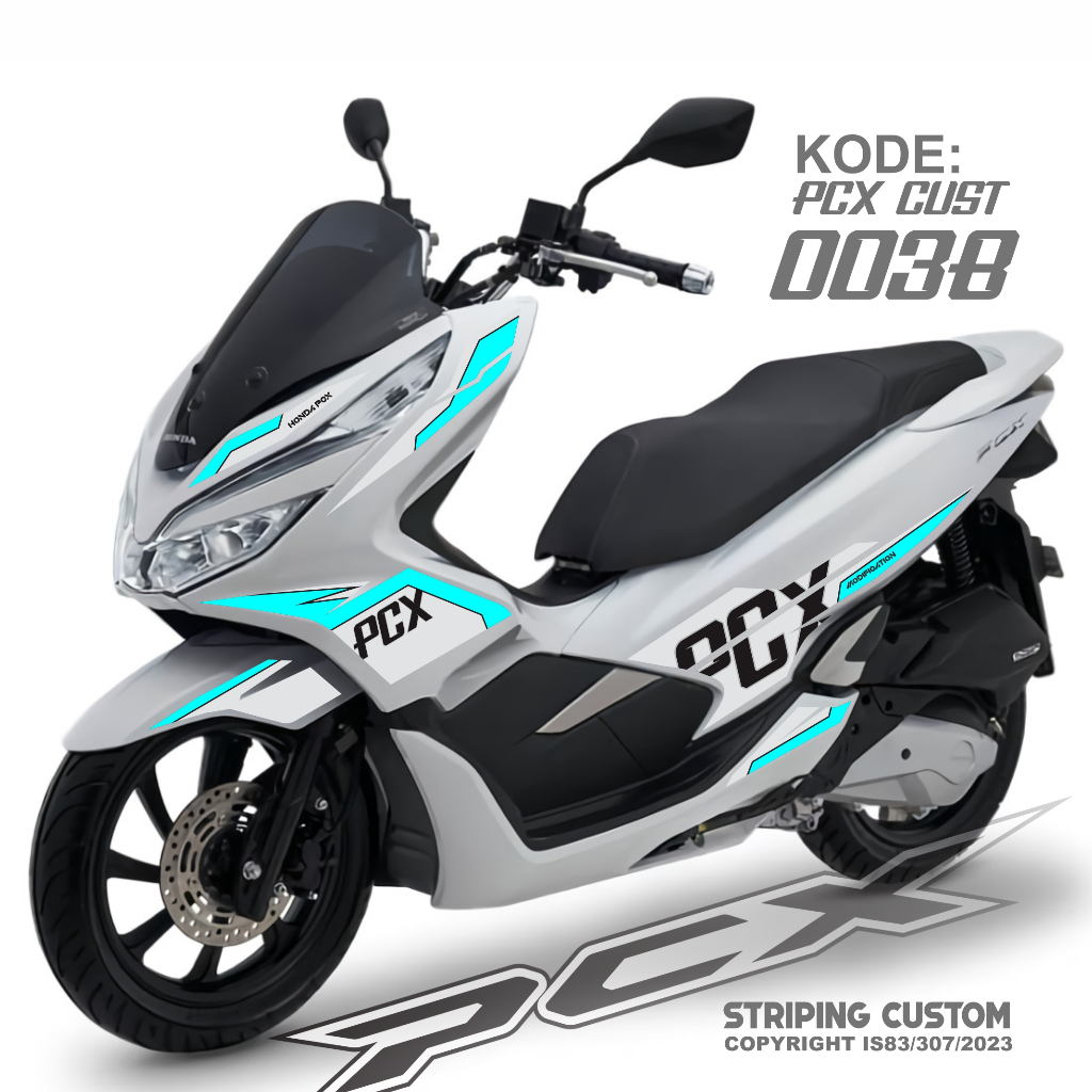 Honda Pcx 150 Simple Graphic Striping Sticker 003 | Shopee Thailand