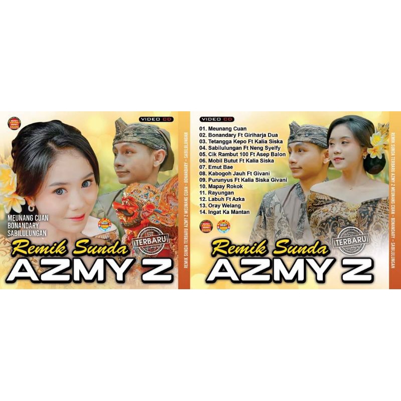 Vcd Cassette of the Dangdut Remix Sunda Azmy Z Song | Shopee Thailand