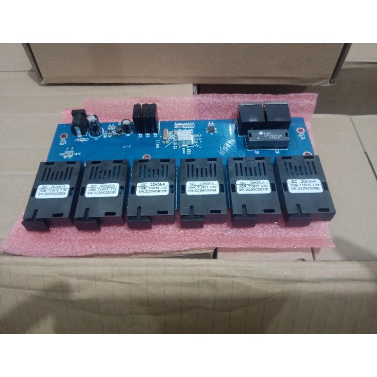 รีบซื้อ MEDIA CONVERTER 6 FO 2 LAN PCB 11 3G | Shopee Thailand