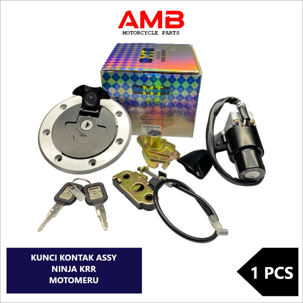 Krr NINJA กุญแจจุดระเบิด PLUS ชุดฝาถัง NINJA Seat Lock KRR MOTOMERU ...