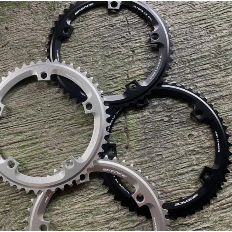 จานหน้าจักรยาน SINGLE SPEED SKEACE 48T BCD 144 | Shopee Thailand