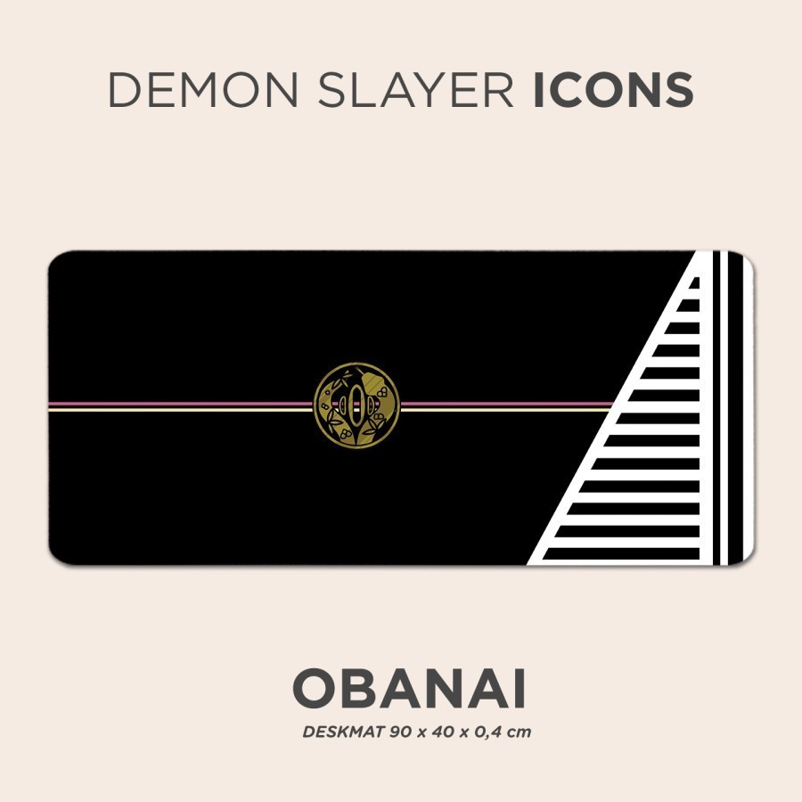 Demon SLAYER ICONS DESKMAT MOUSEPAD MOUSE PAD DESK MAT 90 X 40CM ...
