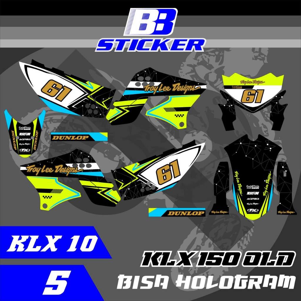 สติ๊กเกอร์ Klx StripStriping Old Klx Klx 150 SHORT REAR SPAKBRS Klx 10 ...