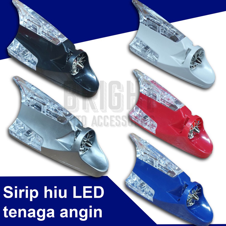 Rgb LED SHARK FIN ANTENNA SHARKFIN z WIND POWERED LIGHTS ราคา | Shopee ...
