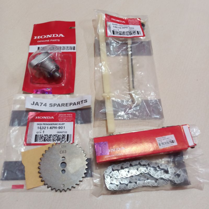 แพ็คเกจ 4 รายการ Honda Supra x 125 Charisma Chain keteng/ลิ้นยาง/ฟัน ...