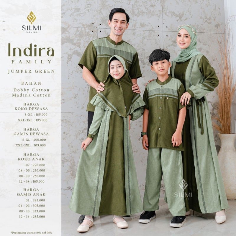 Silmi's Newest 2024 Indira Family Jumper Green-Latest Eid Jumper 2024 ...