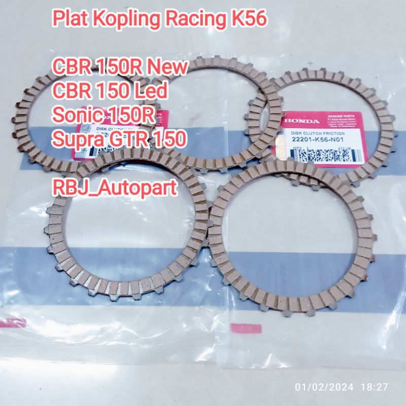 K56 ชุดคลัทช์รถแข่งโซนิค 150R CBR 150R New CB 150R Led Supra GTR 150 ...