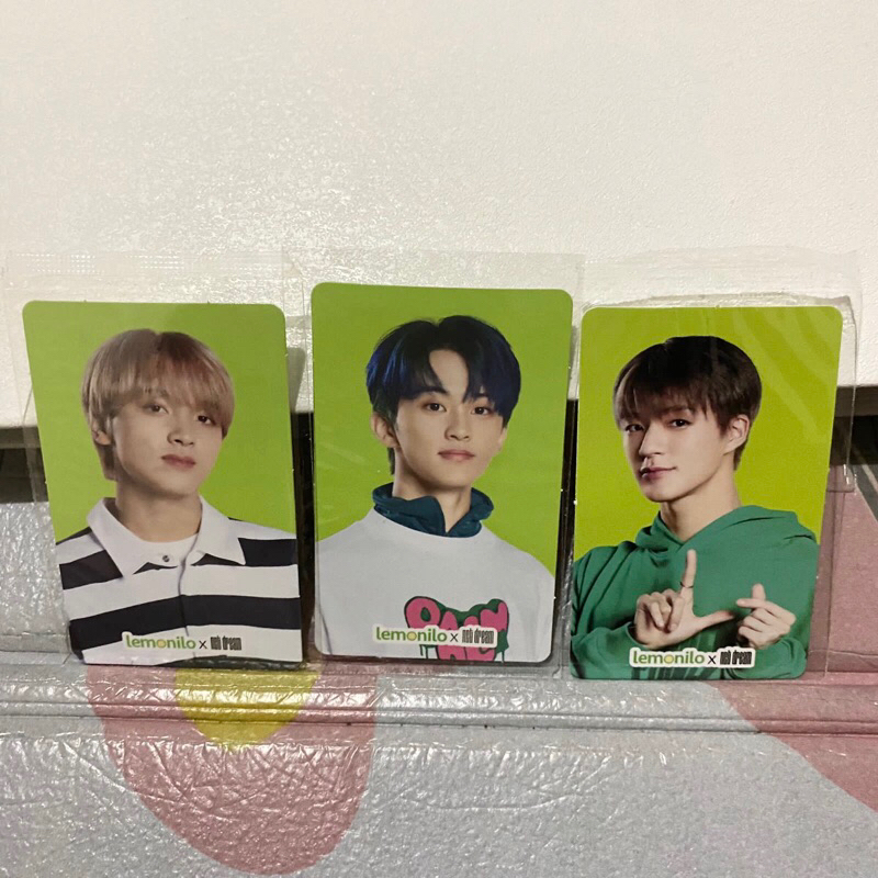 Pc Photocard NCT Dream x Lemonilo Official haechan Jeno mark | Shopee ...