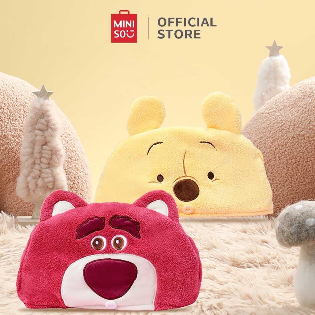 MINISO x Disney DisneyLotso ผ้าเช็ดตัวผมแห้ง Quick Dry Hair Drying Cap ...