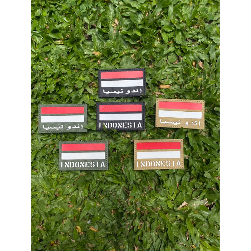 อินโดนีเซีย FLAG CREKETCH CLOTHING STICKS ARABIC WRITING | Shopee Thailand