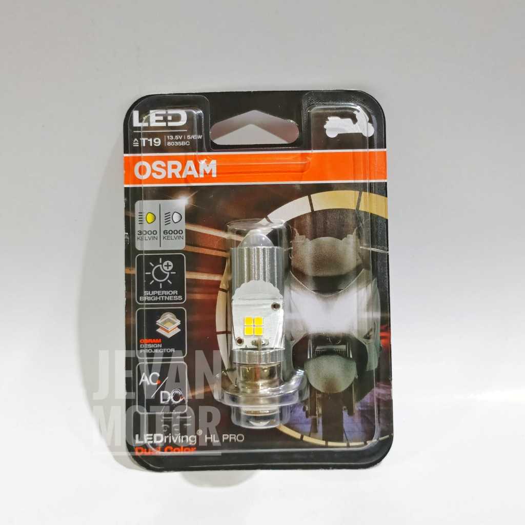Osram 8035BC หลอดไฟ LED K1 T19 DUAL COLOR/Matic Duck AC/DC LED HL PRO H6 M5/2 สี | Shopee Thailand