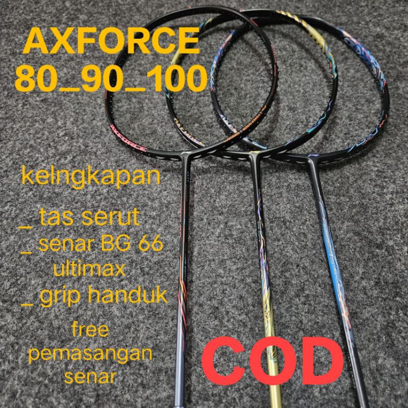 Lining AXFORCE 80_90 และ 100 ไม้แบดมินตัน GREAT ORI | Shopee Thailand