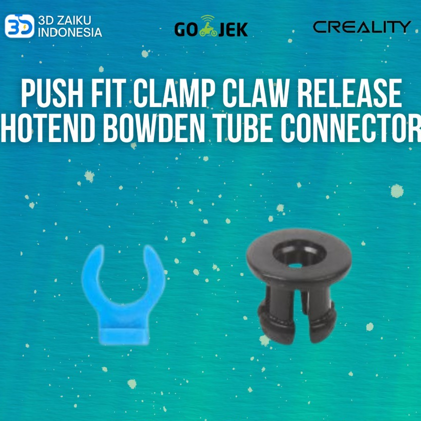Creality Push Fit Clamp Claw Release Hotend Bowden Tube Connector | Shopee Thailand