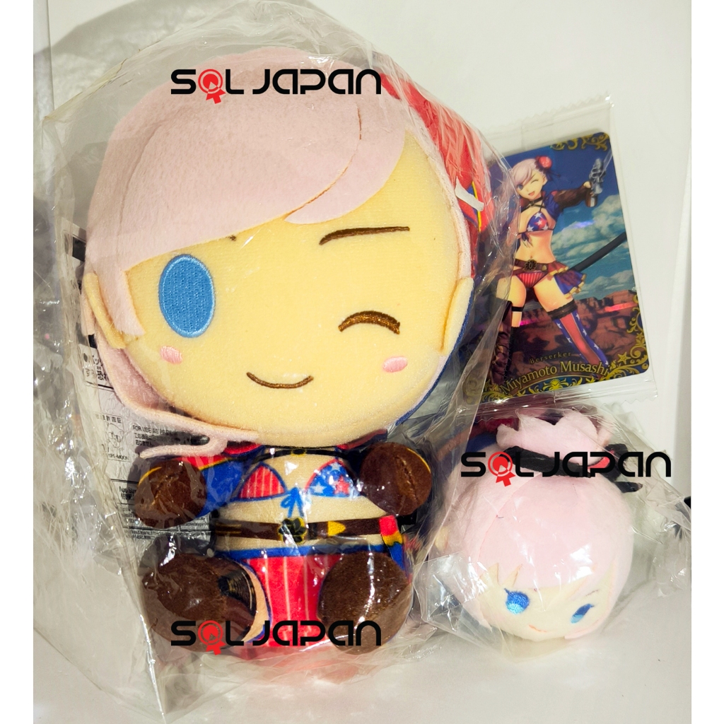 Fate Grand Order FGO Mochi Plush Chokonokko Miyamoto Musashi ชุดละ 3 ...