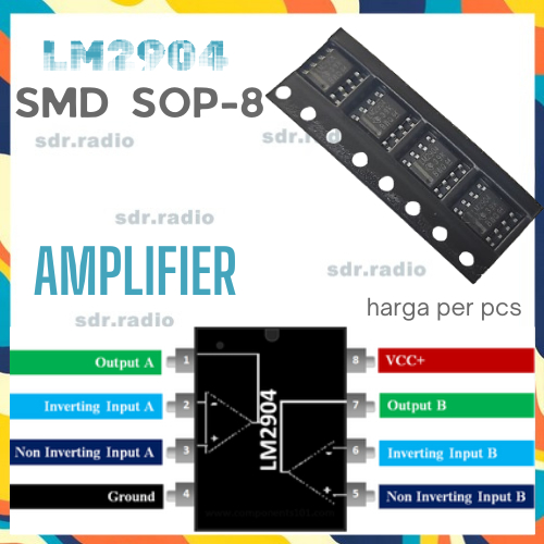 Lm2904 Lm2904 LM2904DR2G Single Supply Dual ดําเนินการเครื่องขยายเสียง SOIC-8 | Shopee Thailand