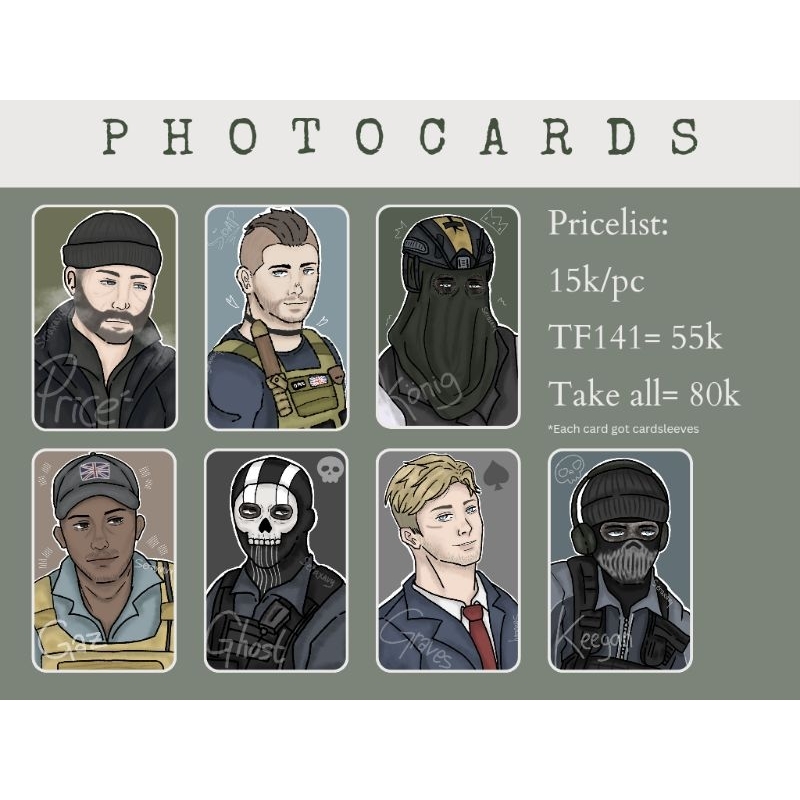 การ์ดภาพถ่ายcall Of Duty Fanmerch | แฟนเมอร์ช | เซราซาวี่ | Phillip ...