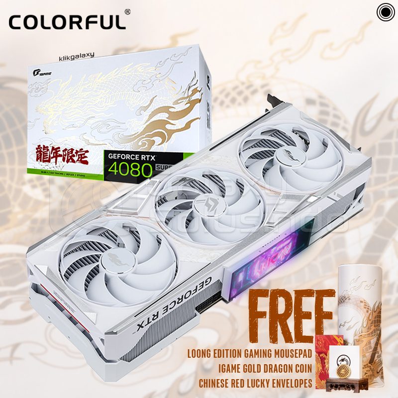 Geforce RTX 4080 SUPER iGame LOONG Edition 16GB-V OC GDDR6X - VGA ...