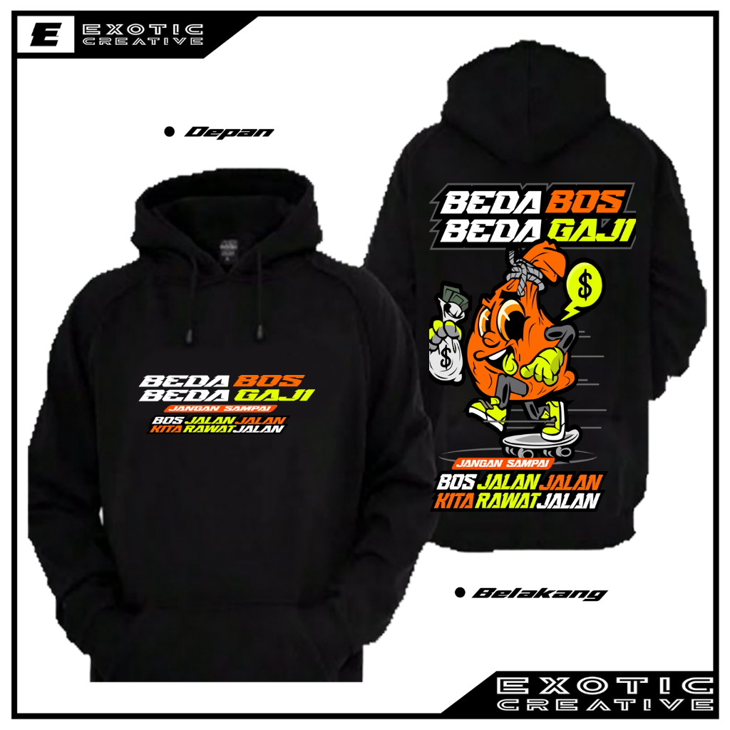 Distro Hoodie Sweater Different Boss Different Salary อย่าพลาด Boss Our ...