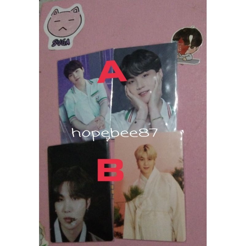 โปสการ์ด Mpc dalmajung sowozo photostrip ytc busan Suga BTS min yoongi ...