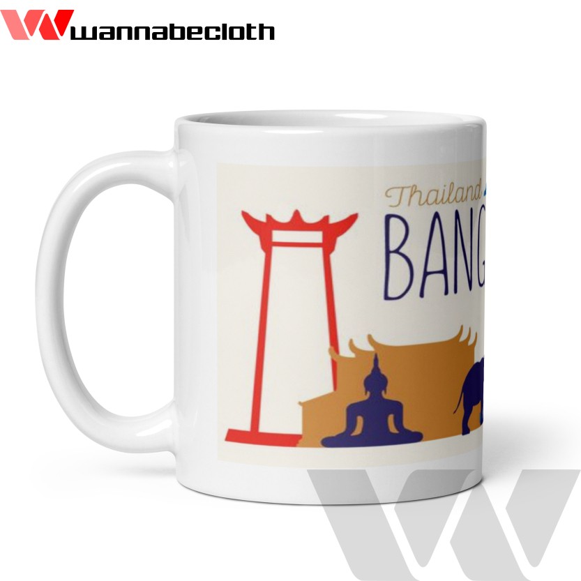 Bangkok Thailand Glass Bangkok Thailand Mug Bangkok ของที่ระลึก Gift ...