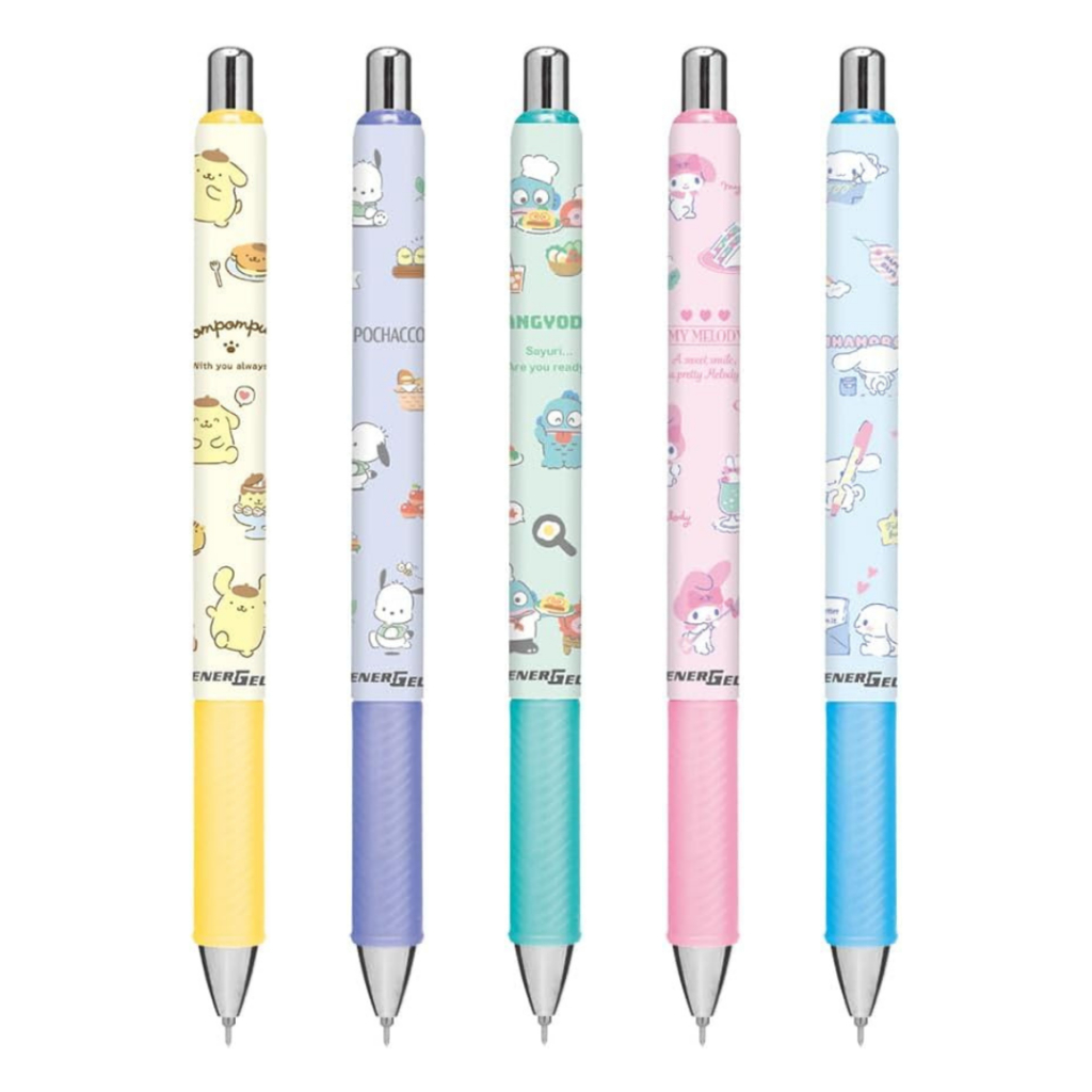 Pentel EnerGel Sanrio Character Food Series Cinnamoroll My Melody 0.5mm Gel Ink Pen Limited ...